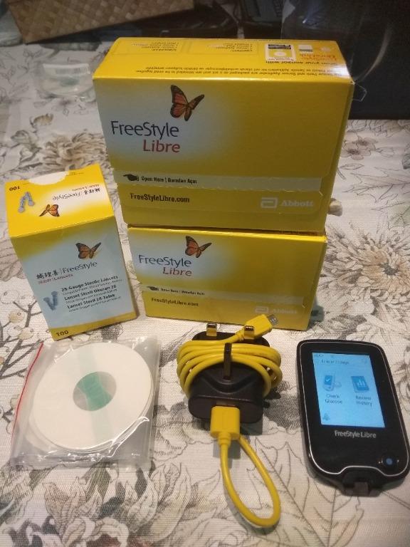 Freestyle Libre reader with FREE lancets, Health & Nutrition, Health ...