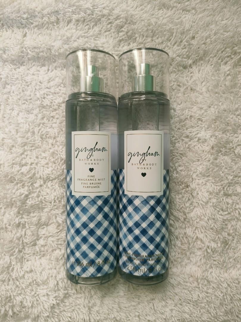 GINGHAM MIST BATH AND BODY WORK BBW, Beauty & Personal Care, Fragrance ...