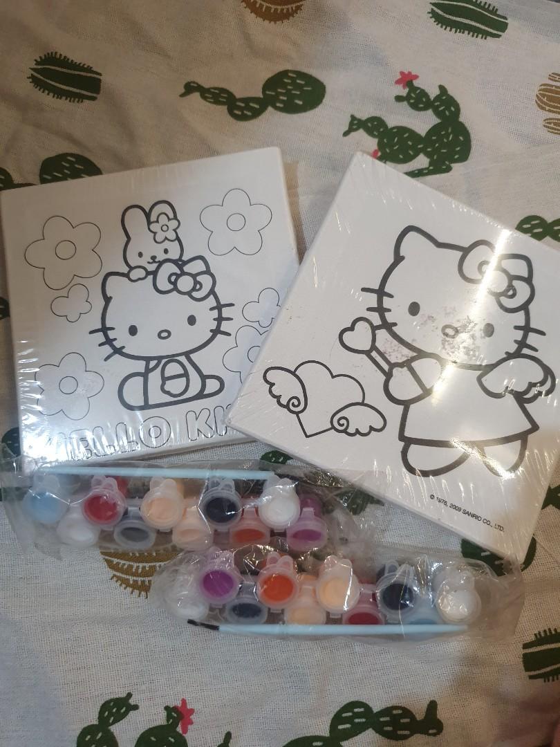 Hello Kitty Paint set, Hobbies & Toys, Stationary & Craft, Art & Prints ...