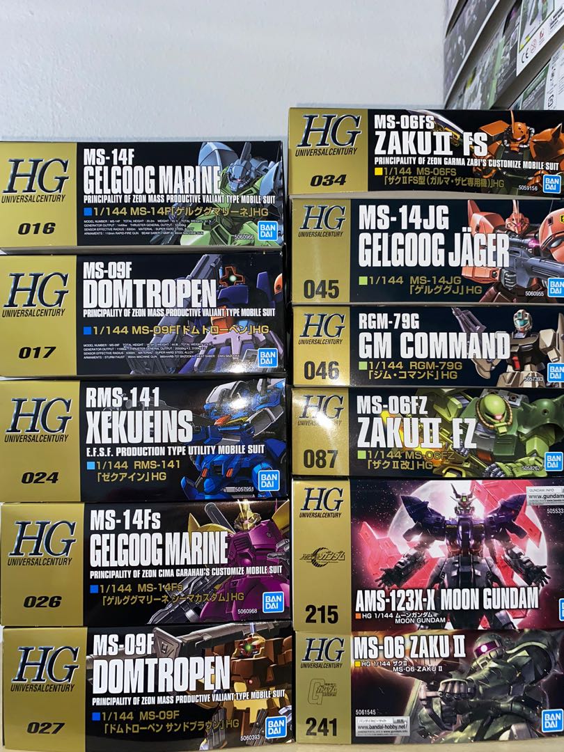 HGUC Gundam Gunpla HG, Hobbies & Toys, Toys & Games on Carousell