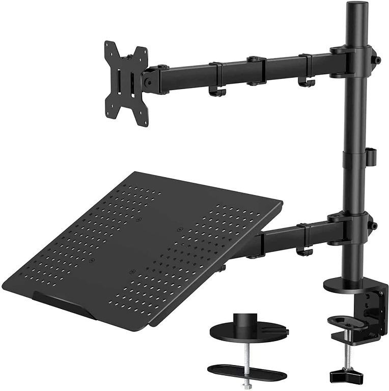 HUANUO Laptop Stand with Keyboard Tray, Adjustable Desktop Monitor ...