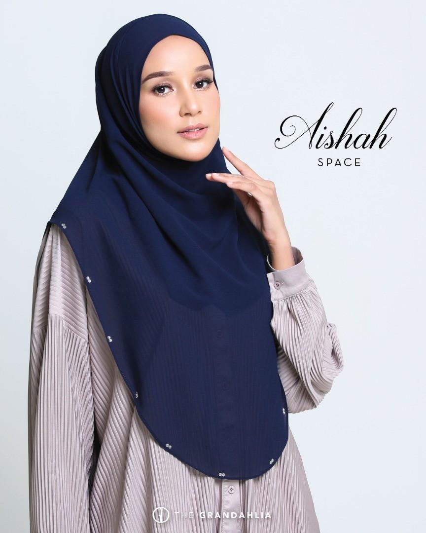 Instant Aishah Hijab by The Grandahlia, Women's Fashion, Muslimah ...