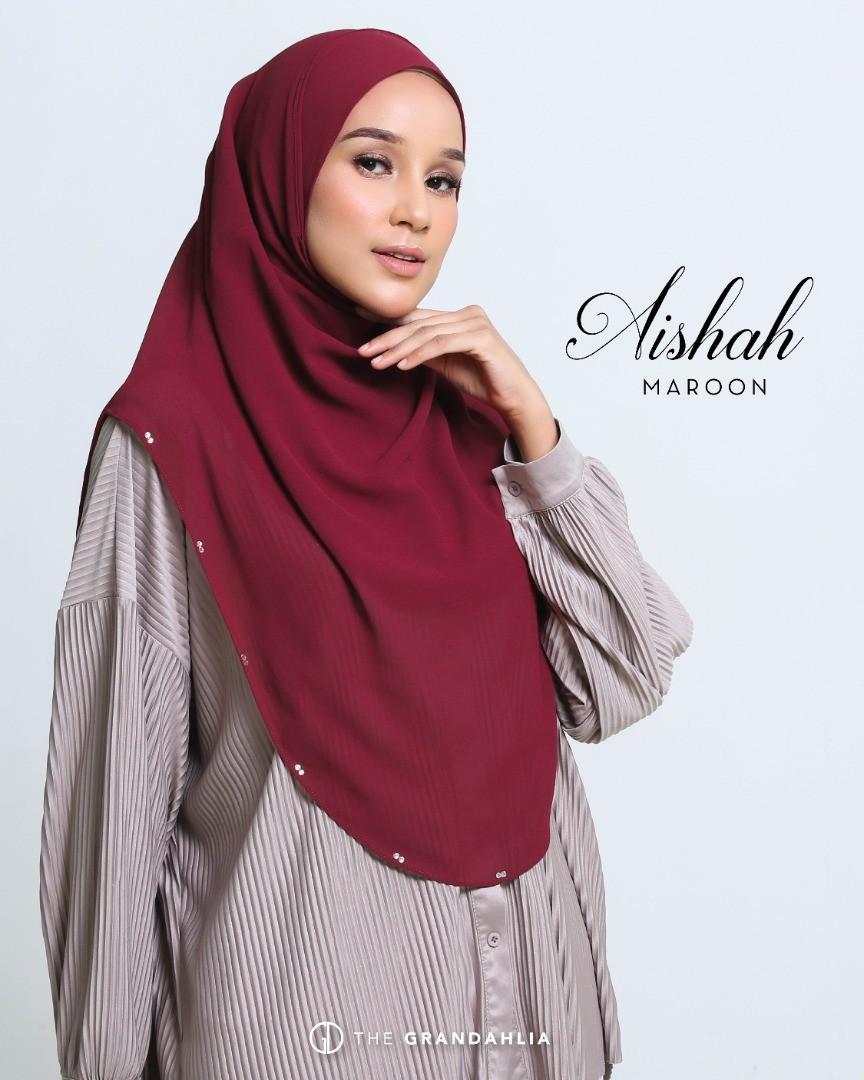 Instant Aishah Hijab by The Grandahlia, Women's Fashion, Muslimah ...