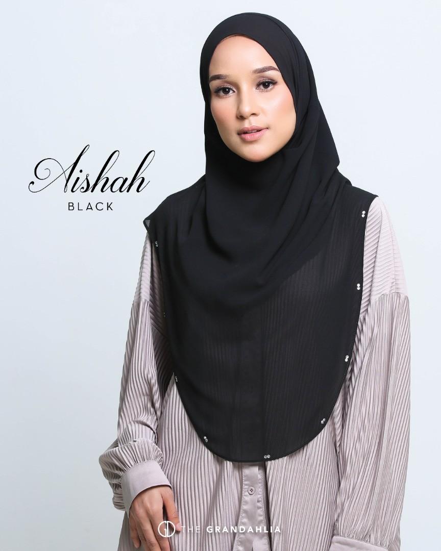 Instant Aishah Hijab by The Grandahlia, Women's Fashion, Muslimah ...