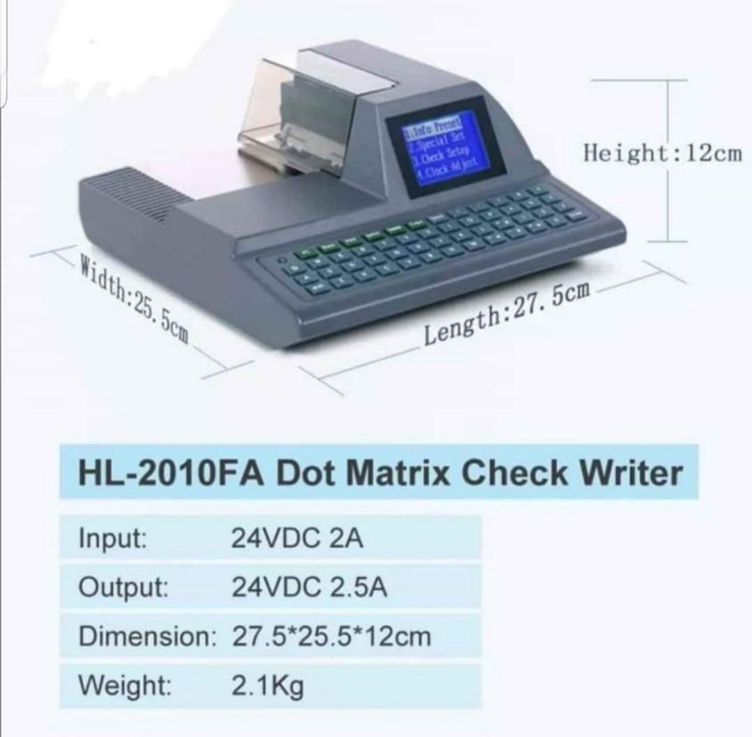 Intelligent Check Printer, Computers & Tech, Office & Business ...