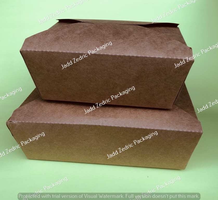 1400ML KRAFT BOX TOP LOCK, 2000ML KRAFT BOX TOP LOCK, Food & Drinks ...