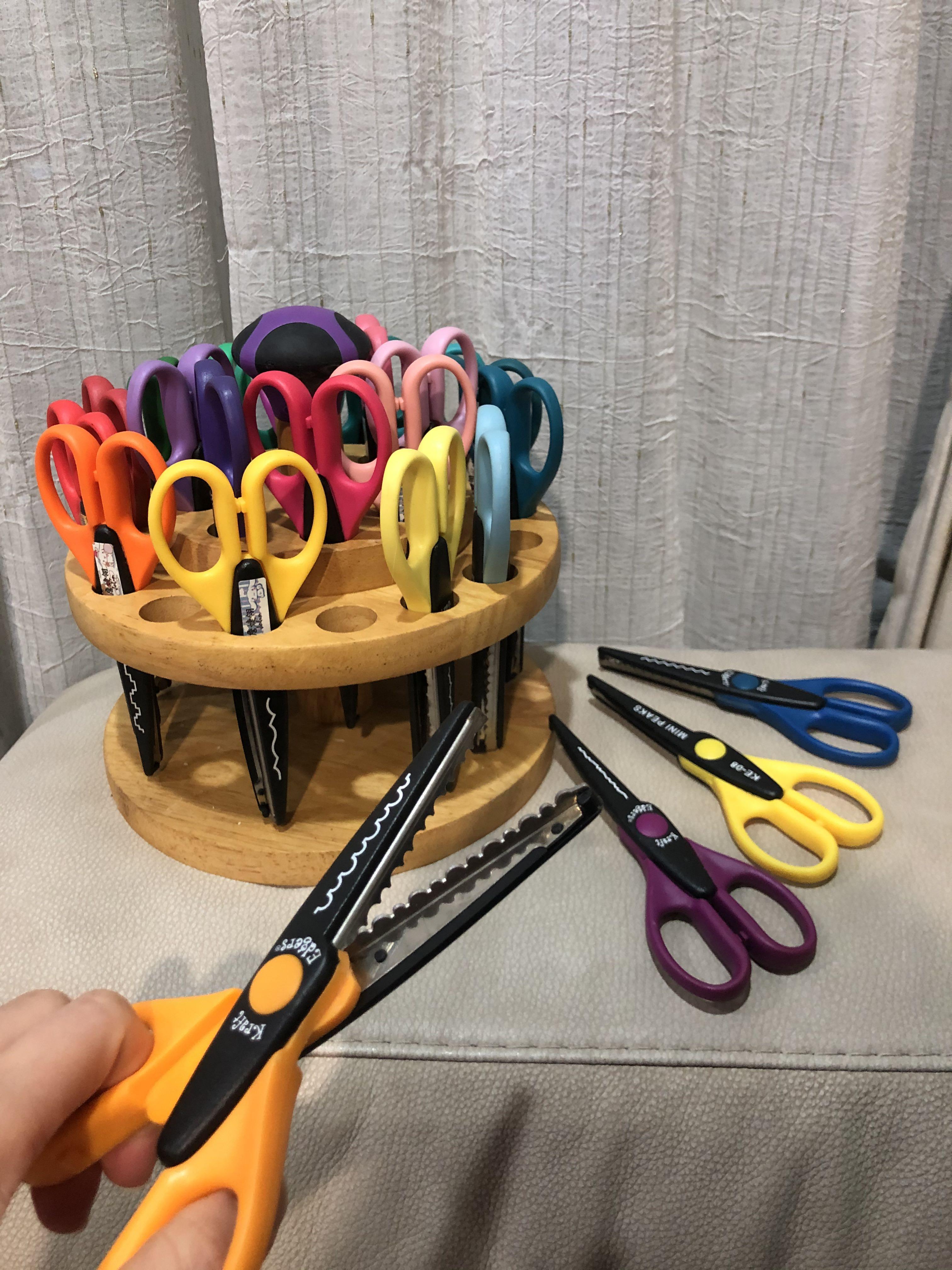 Kraft Edgers Scissors set 造型鋸齒剪刀（24入）, 書籍、休閒與玩具, 文具、藝術、手工藝, 節慶、派對用品在旋轉拍賣