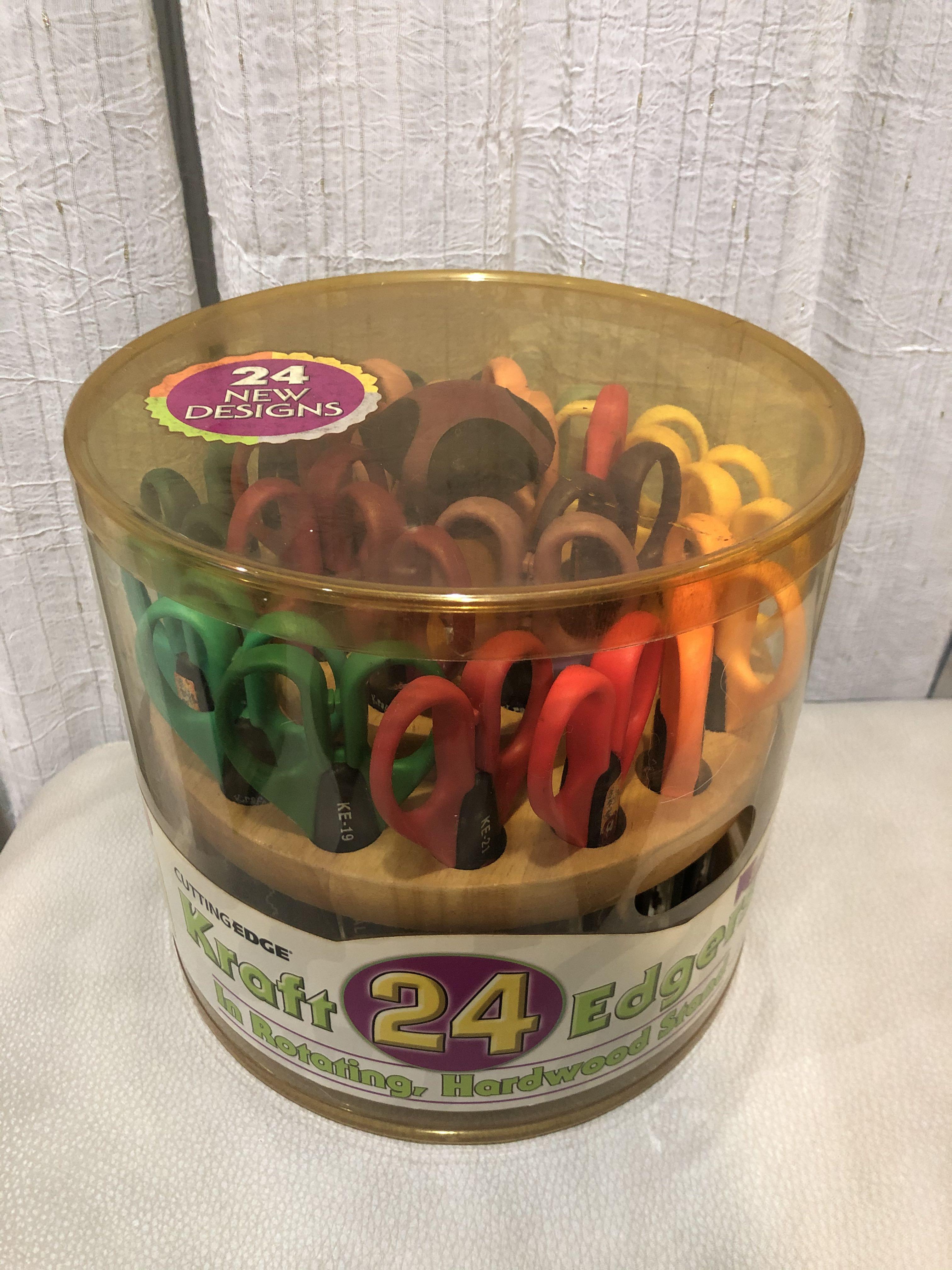 Kraft Edgers Scissors set 造型鋸齒剪刀（24入）, 書籍、休閒與玩具, 文具、藝術、手工藝, 節慶、派對用品在旋轉拍賣