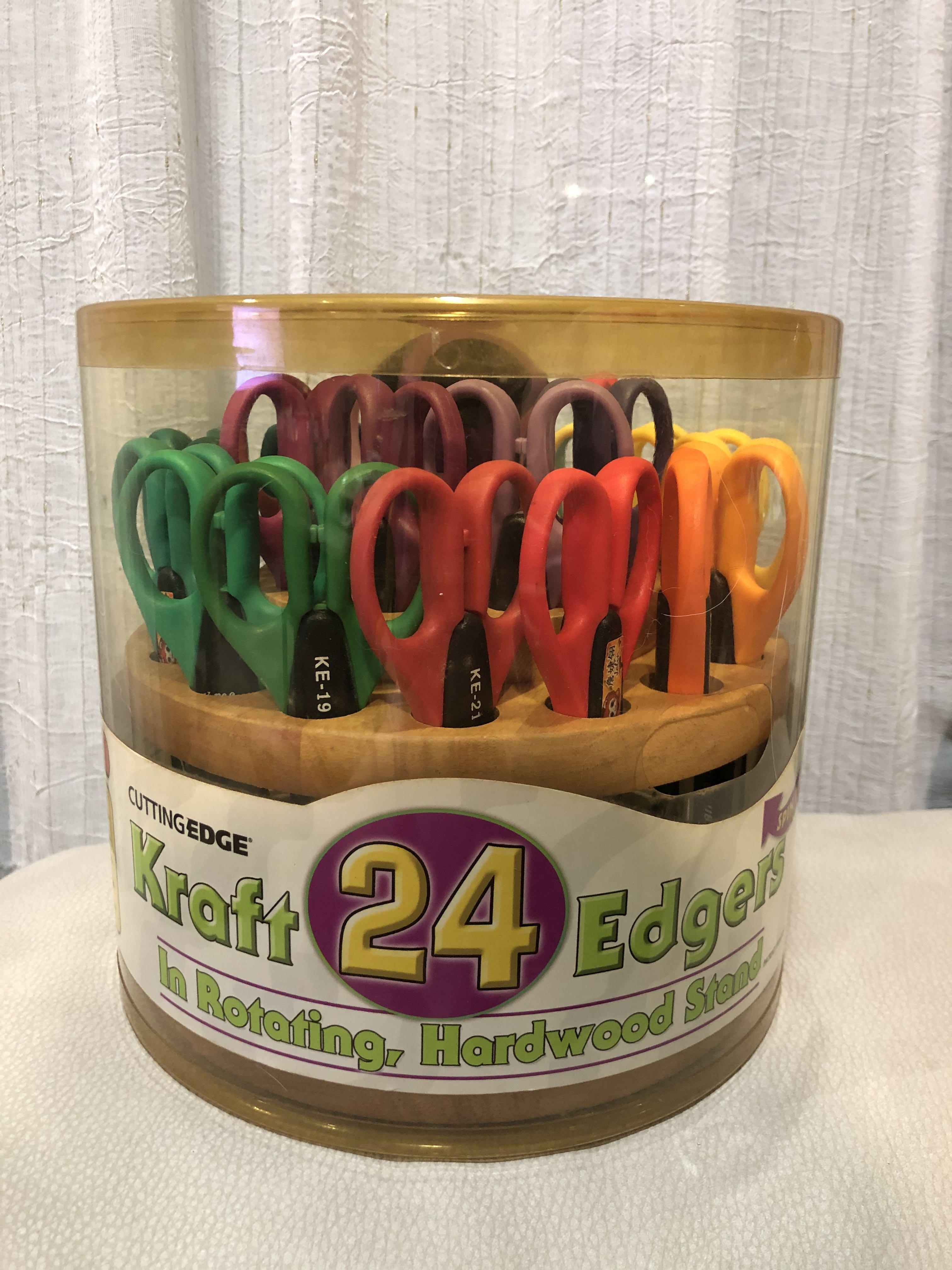 Kraft Edgers Scissors set 造型鋸齒剪刀（24入）, 書籍、休閒與玩具, 文具、藝術、手工藝, 節慶、派對用品在旋轉拍賣