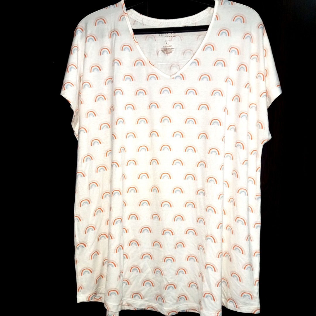 Lauren Conrad Rainbow Top, Women's Fashion, Tops, Shirts on Carousell