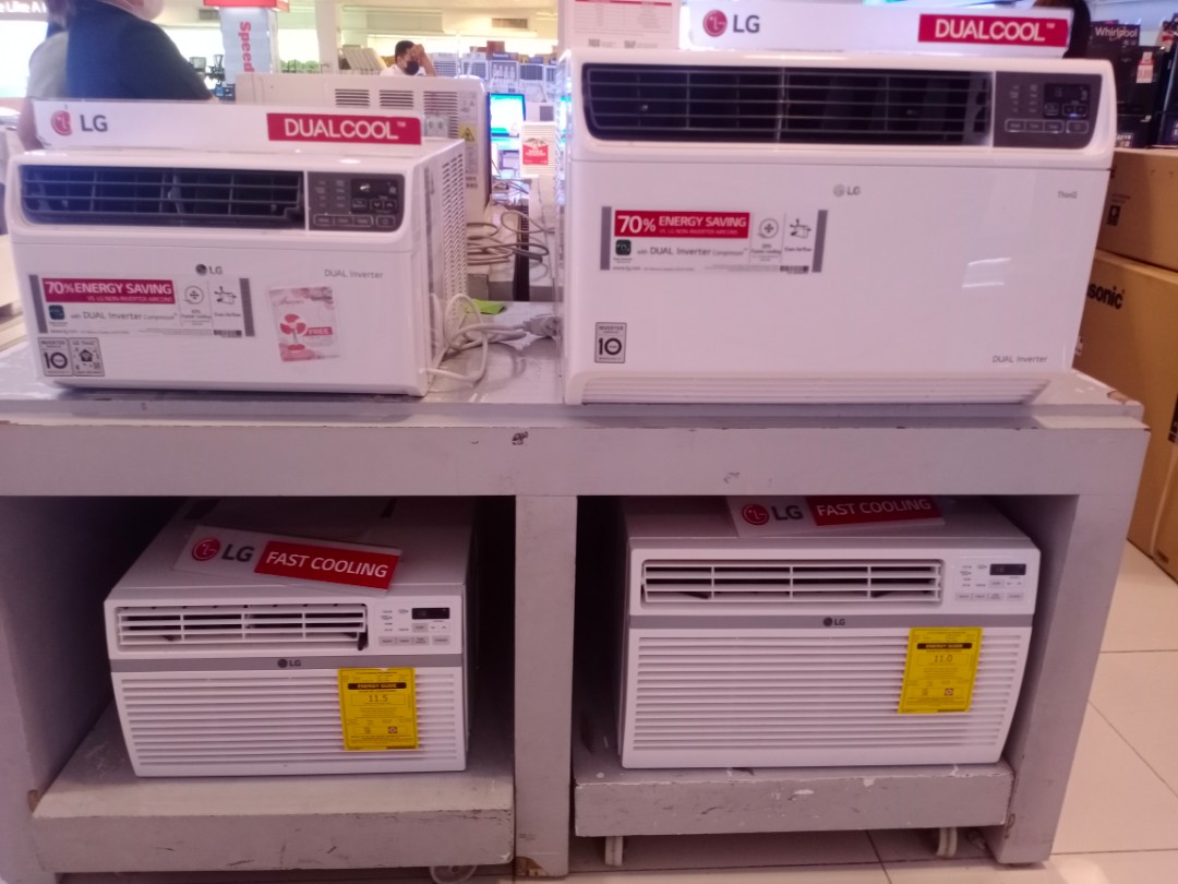 LG DUAL INVERTER WINDOW TYPE AIR-CON, TV & Home Appliances, Air ...