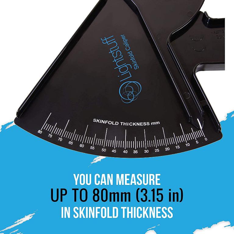 Lightstuff Precision Skinfold Caliper Easy, Reliable Tool for ...