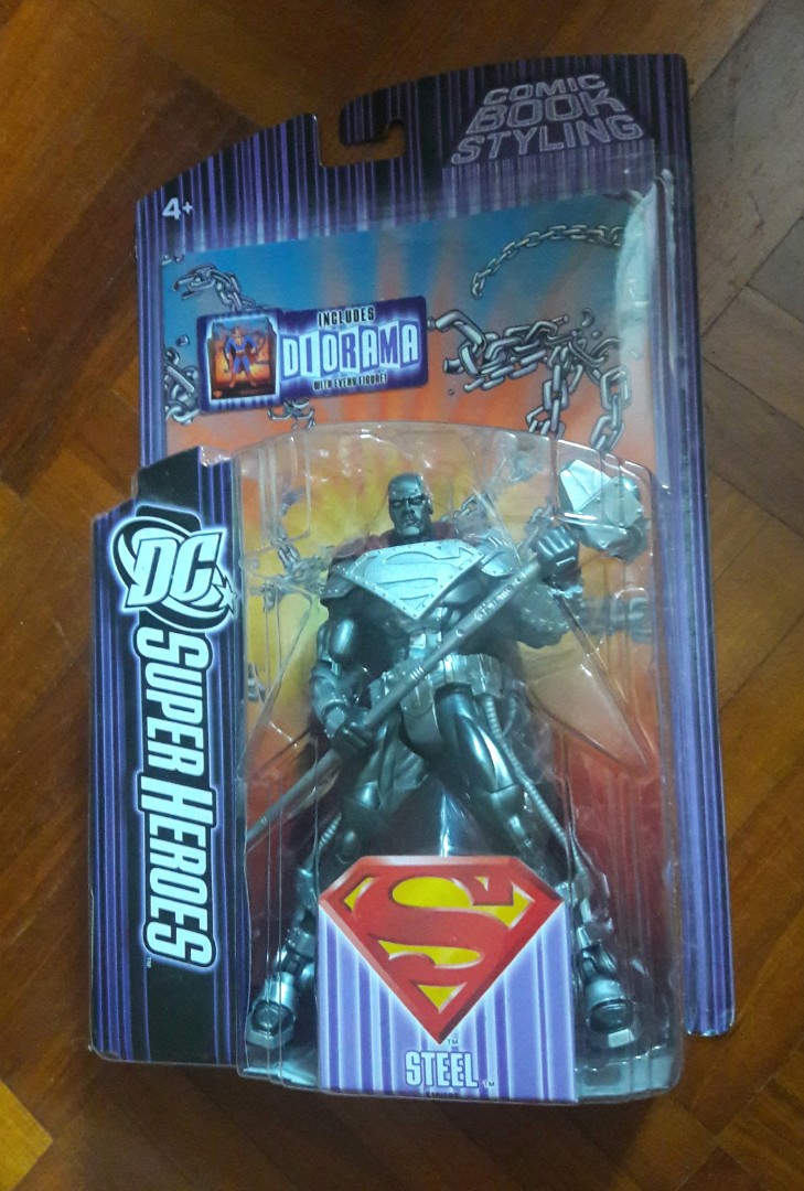 Mattel DC Superheroes - Steel S3 Select Sculpt. (DC Universe Classics ...