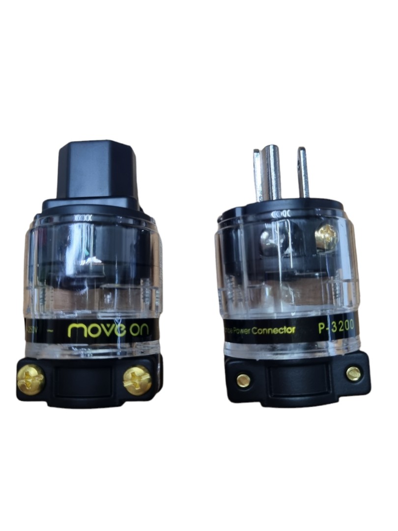 Move On 3200-R US Power Plug Audiophile Power Connector 250V 15A, Audio ...