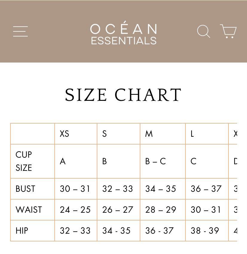 Ocean Essentials Orange One Piece Swimsuit, Women's Fashion, Swimwear ...