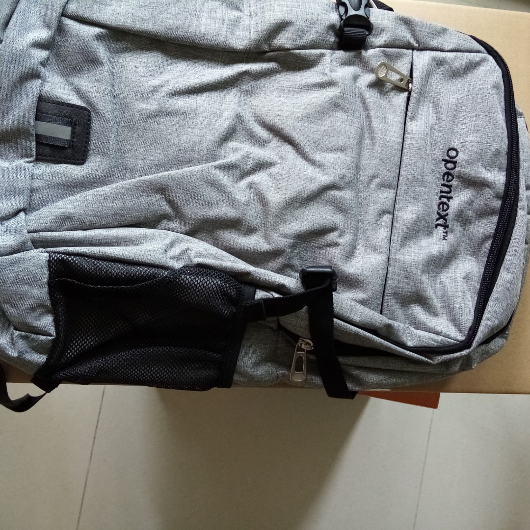 Opentext Backpack, Men's Fashion, Bags, Backpacks on Carousell