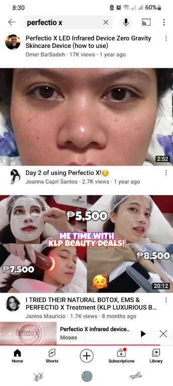 Perfectio X (led light treatment), Beauty & Personal Care, Face, Face ...