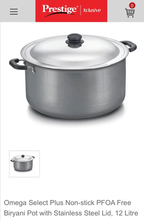 Prestige Pot, Furniture & Home Living, Kitchenware & Tableware ...