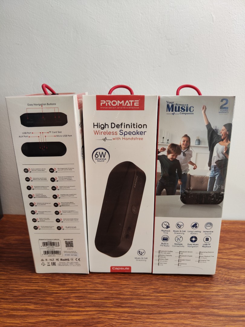 Promate Bluetooth speaker, Audio, Soundbars, Speakers & Amplifiers on ...