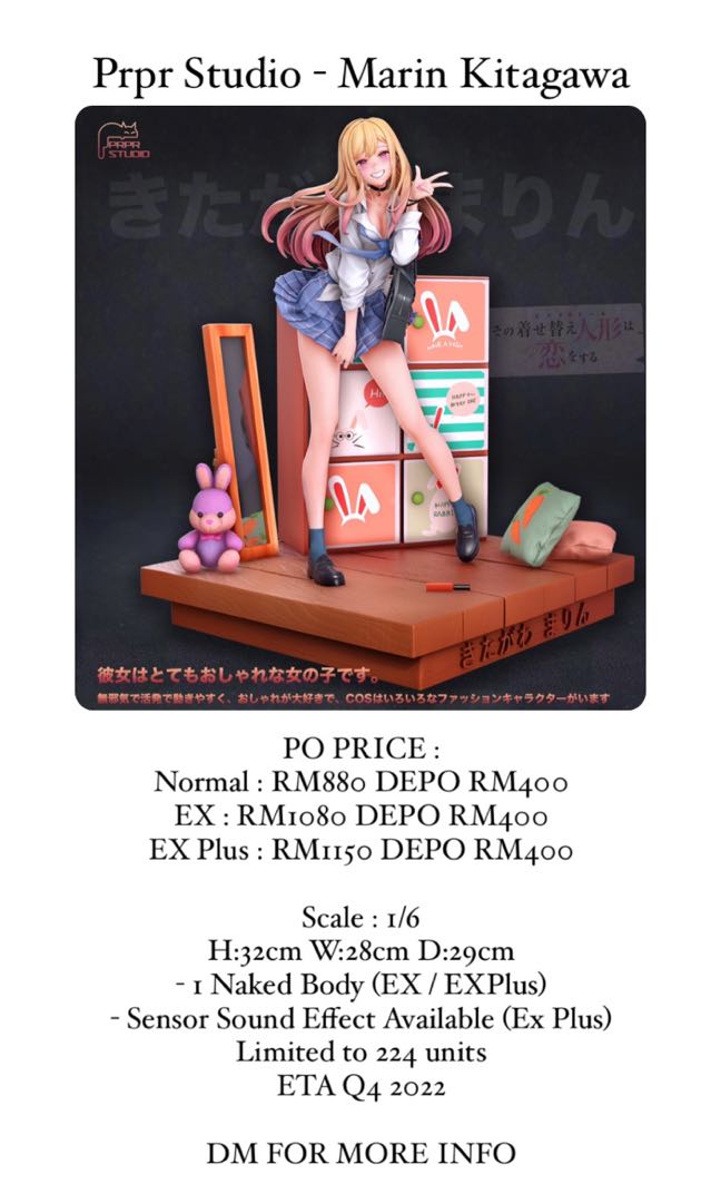 Prpr Studio - Marin Kitagawa, Hobbies & Toys, Toys & Games on Carousell