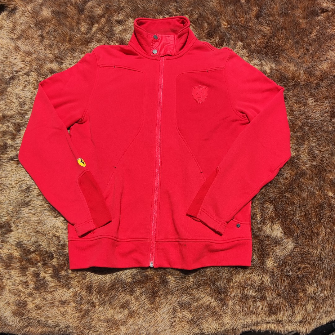 Puma X Ferrari Scuderia Collab Patent Leather, Men's Fashion, Coats ...