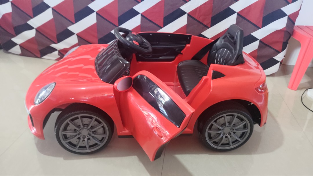 Red Car Ride On Toy, Hobbies & Toys, Toys & Games on Carousell