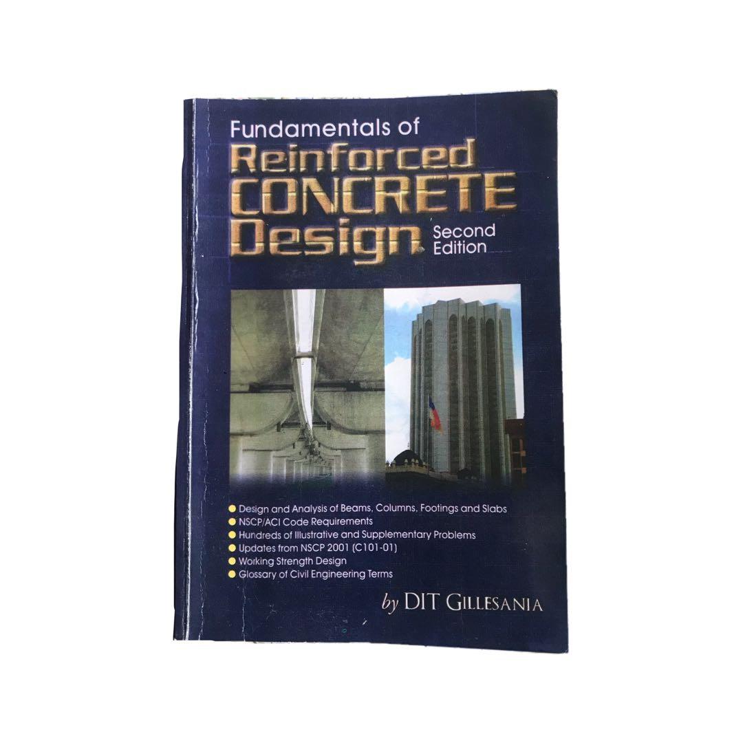 REINFORCED CONCRETE DESIGN (DIT Gillesania), Hobbies & Toys, Books ...