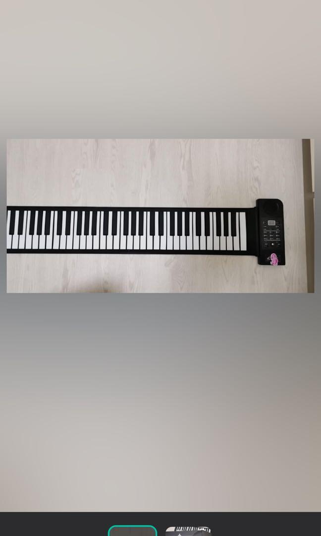 Rollable piano electronic, Hobbies & Toys, Music & Media, Musical ...