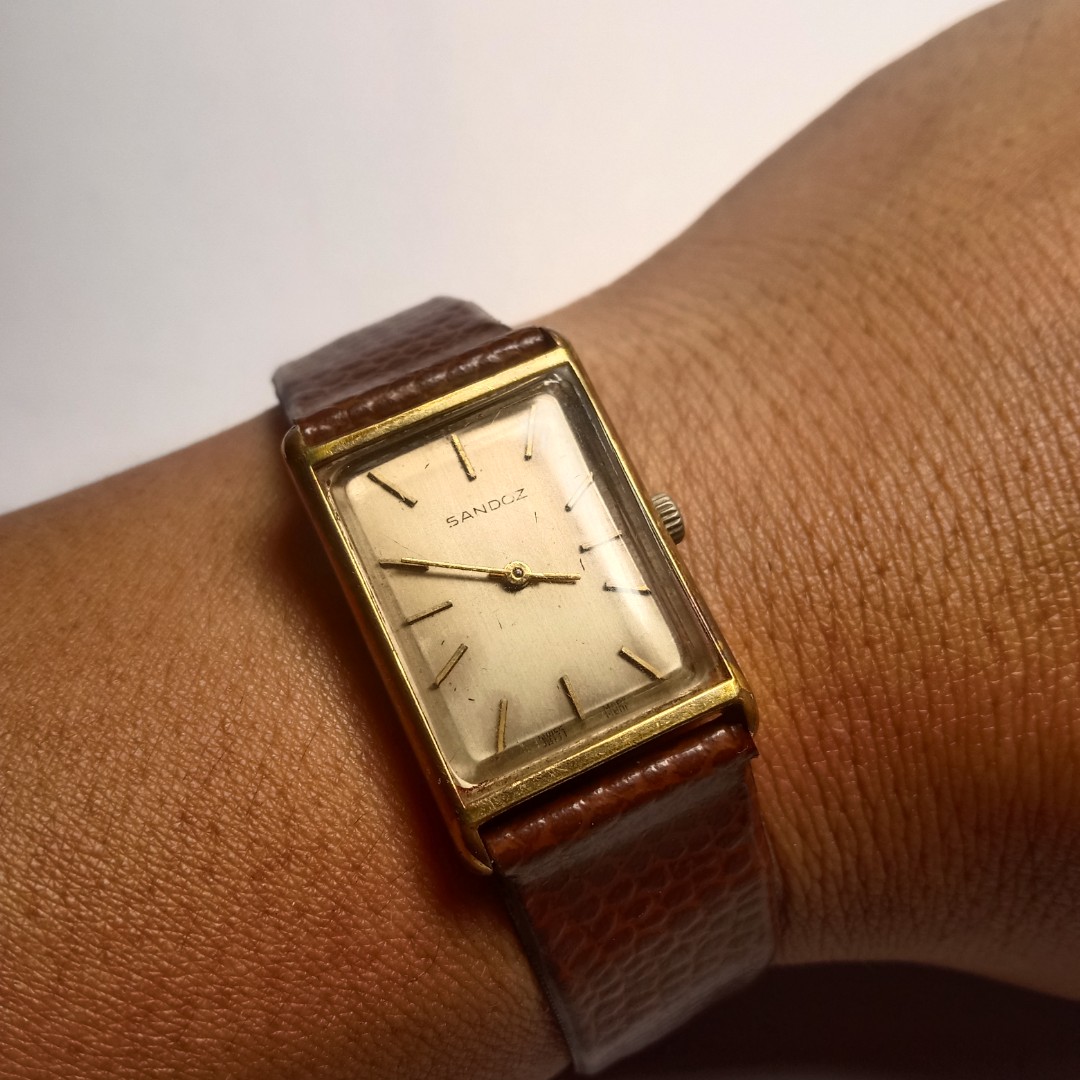Sandoz tank mens 70's, Men's Fashion, Watches & Accessories, Watches on ...