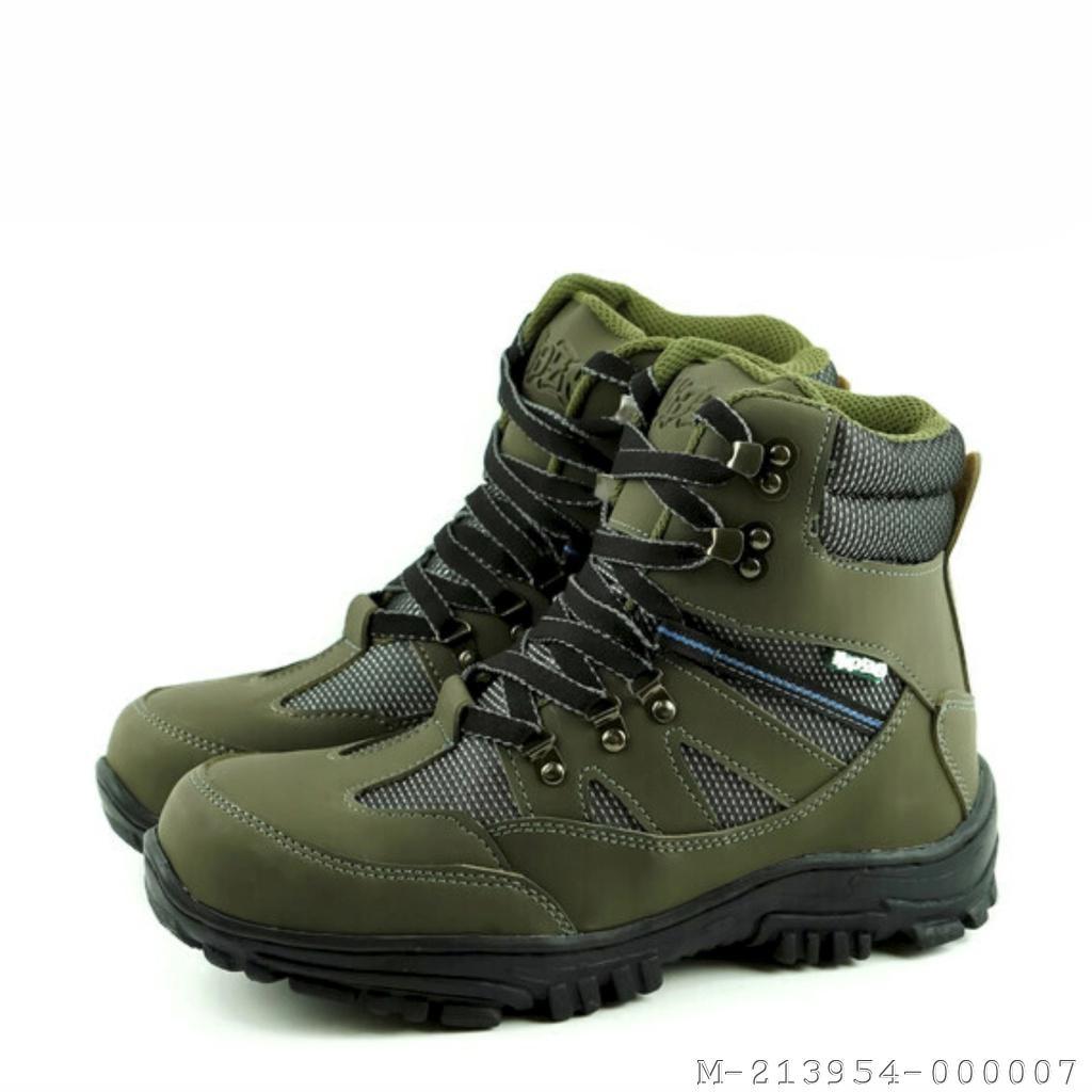 SEPATU BOOTS PRIA HIPZO M50 VJOE-3286 warna: Coklat Tua, Tan, Hijau ...