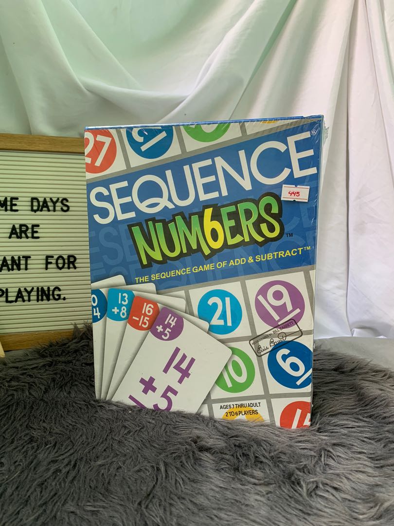 Sequence numbers edition educational toy, Hobbies & Toys, Toys & Games ...