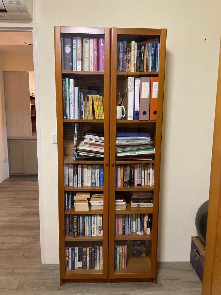 LAST CALL - Shelf with glass display panels, Furniture & Home Living ...