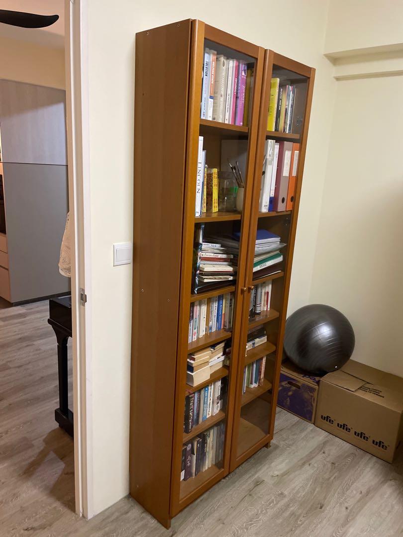 LAST CALL - Shelf with glass display panels, Furniture & Home Living ...