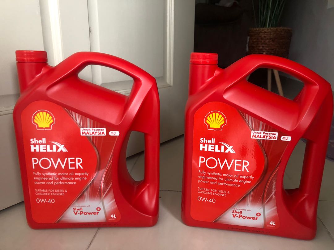 SHELL HELIX POWER 0W-40, Auto Accessories on Carousell