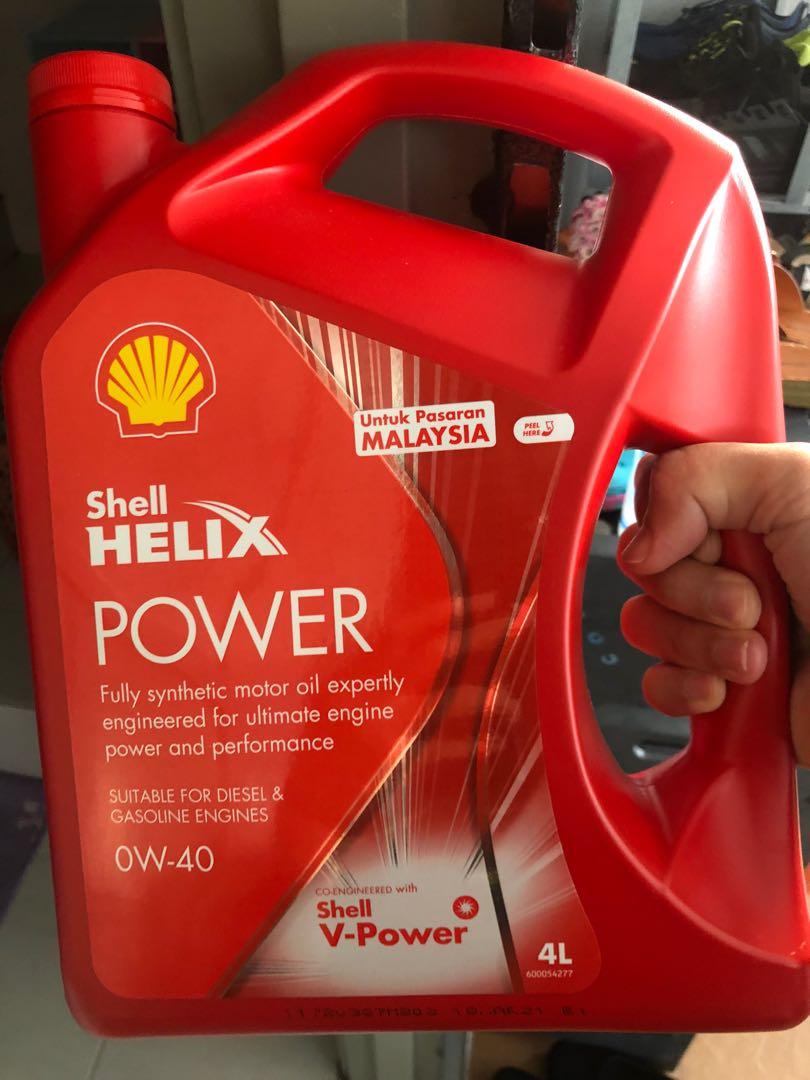 SHELL HELIX POWER 0W-40, Auto Accessories on Carousell