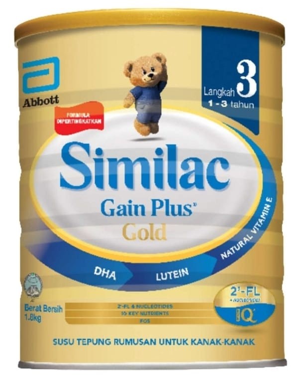 Similac Gain Plus Gold Milk Powder Stage 3, Babies & Kids, Nursing ...