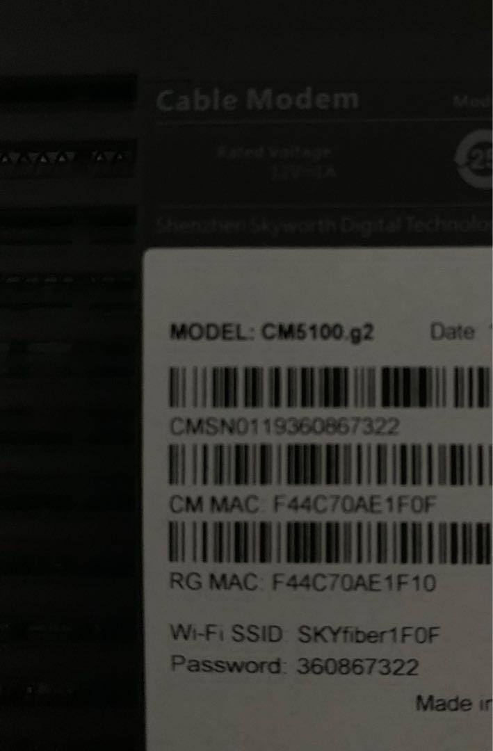 Sky Modem Router Computers And Tech Parts And Accessories Networking On