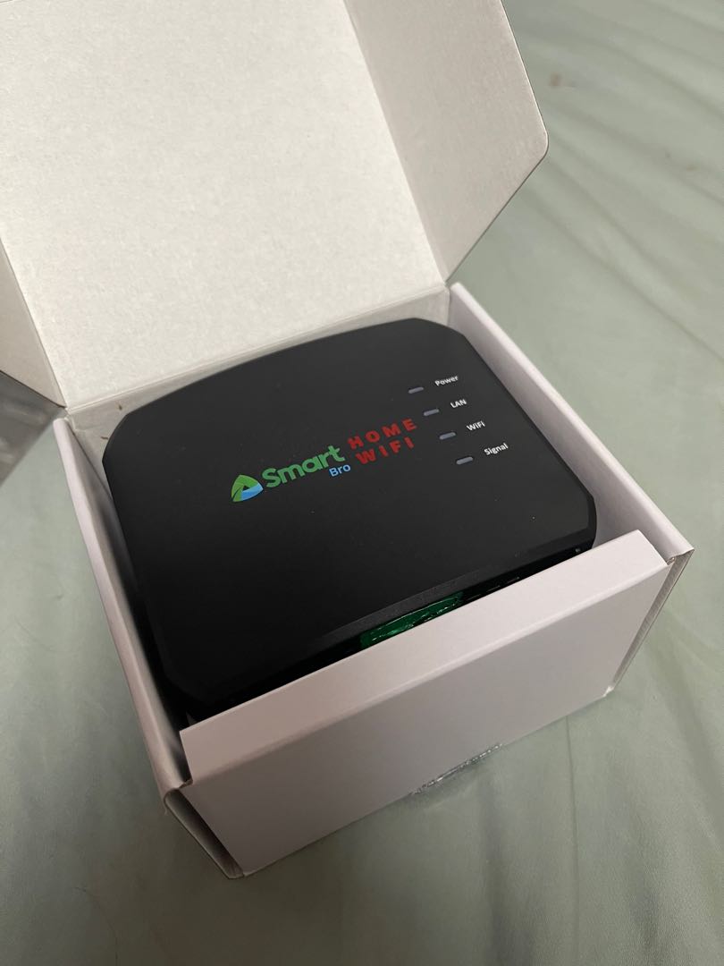 Smart Bro PLDT Home Wifi Black CAT 4, Computers & Tech, Parts ...