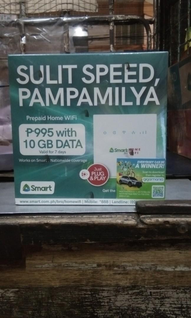 Smart Sulit Speed Pampamilya (prepaid wifi), Computers & Tech, Office ...