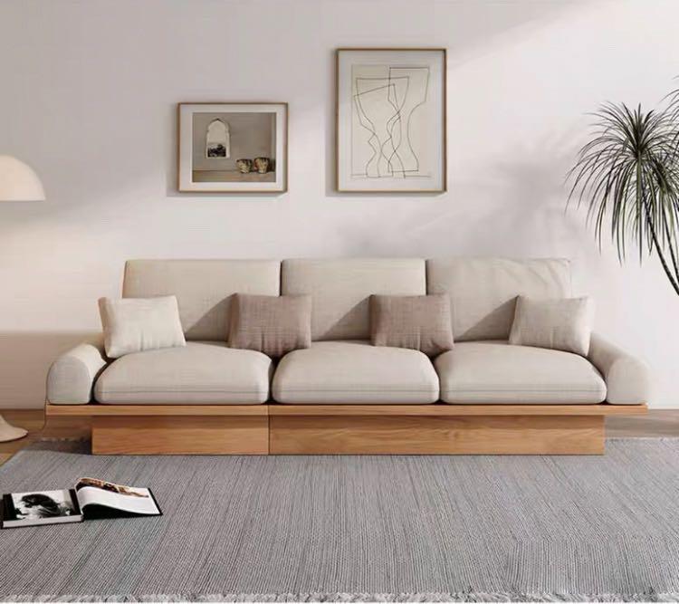 Sofa Length 170cm Yuri Japanese Designer Wooden Sofa with Storage ...