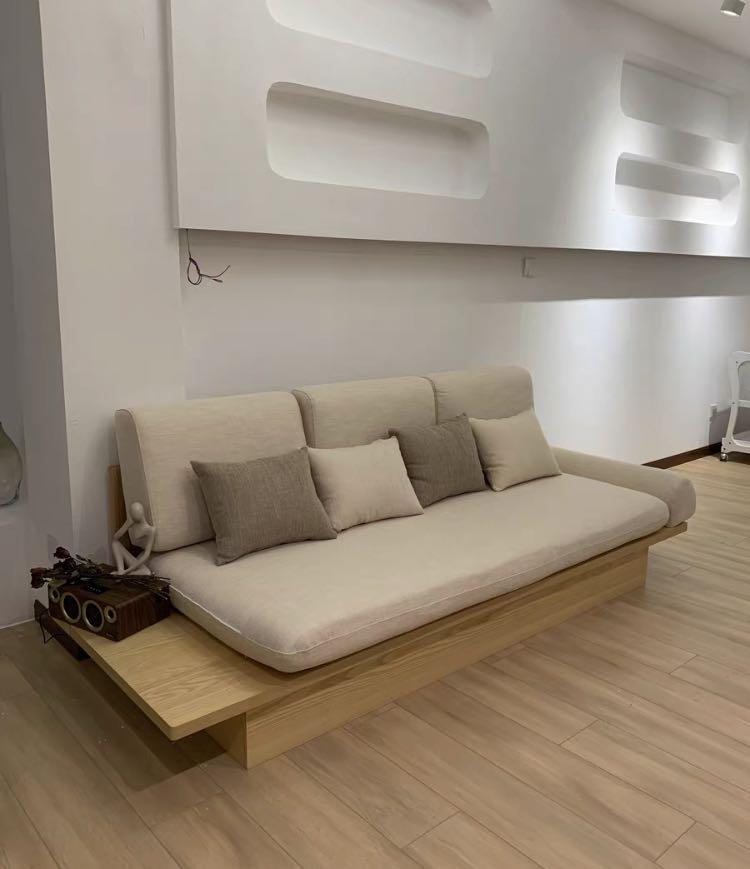 Sofa Length 170cm Yuri Japanese Designer Wooden Sofa with Storage ...