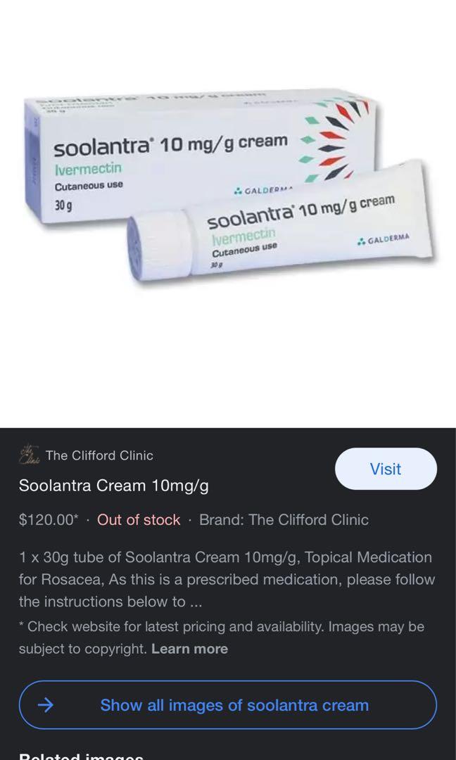 Soolantra cream [efficacy proven], Beauty & Personal Care, Face, Face ...