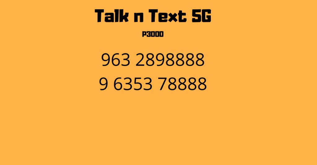 Talk N Text Vanity SIM Cards 8888, Mobile Phones & Gadgets, Other ...