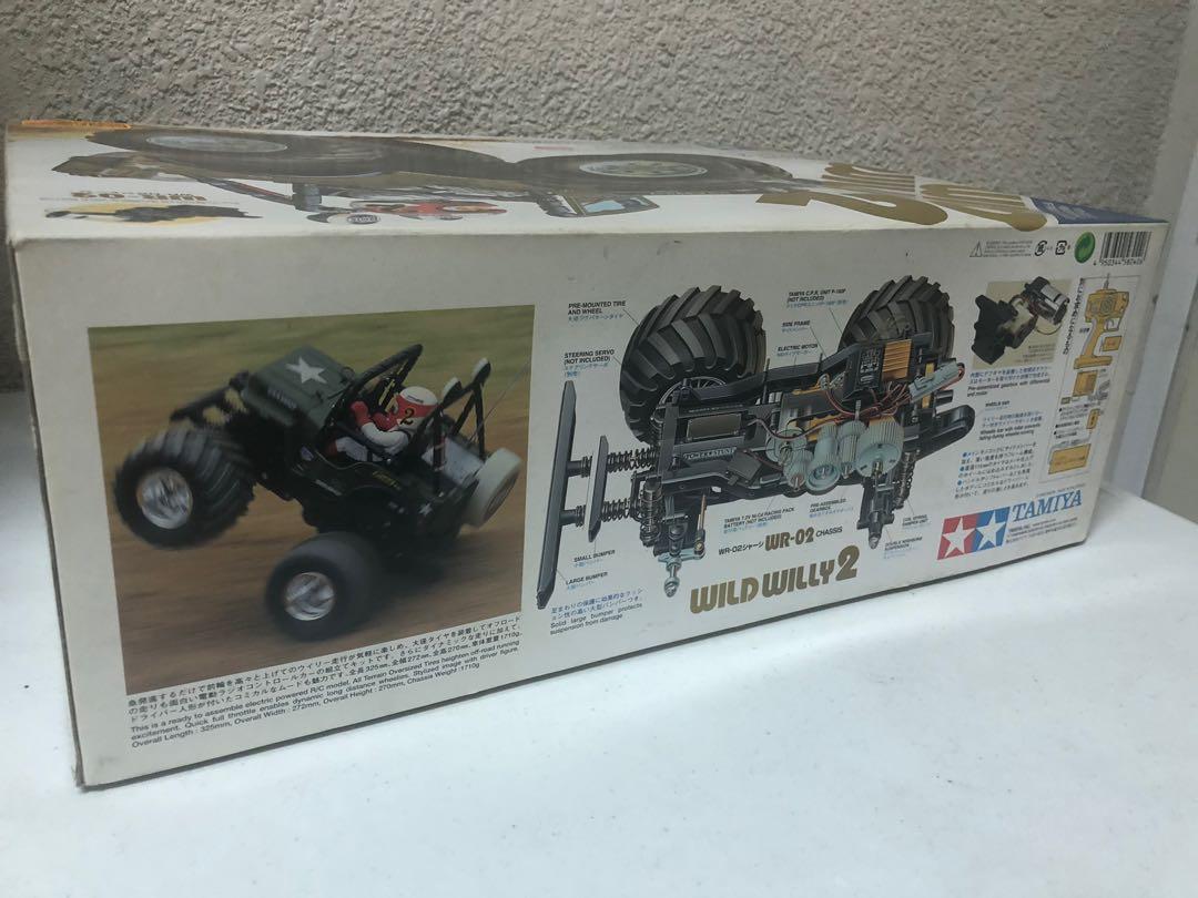 Tamiya 1/10 Scale Wild Willy 2 w/WR-02 Series Kit 58242, Hobbies & Toys, Toys & Games on Carousell