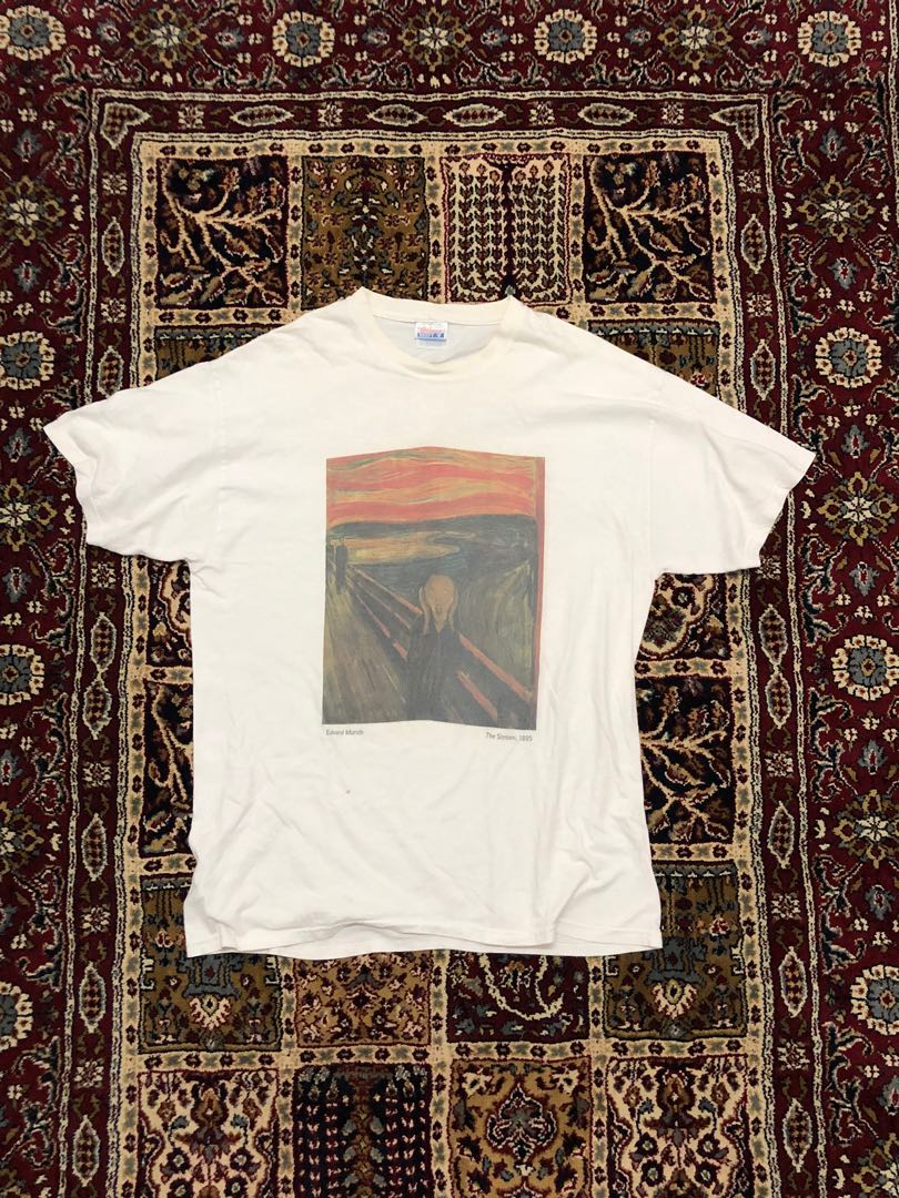 The Scream Art Edvard Munch, Men's Fashion, Tops & Sets, Tshirts & Polo ...