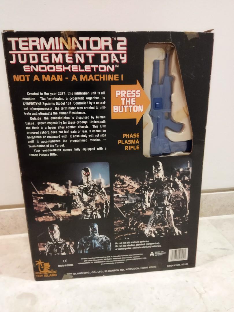 Toy Island 15" Terminator 2 Judgement Day T-800 figure endoskeleton ...