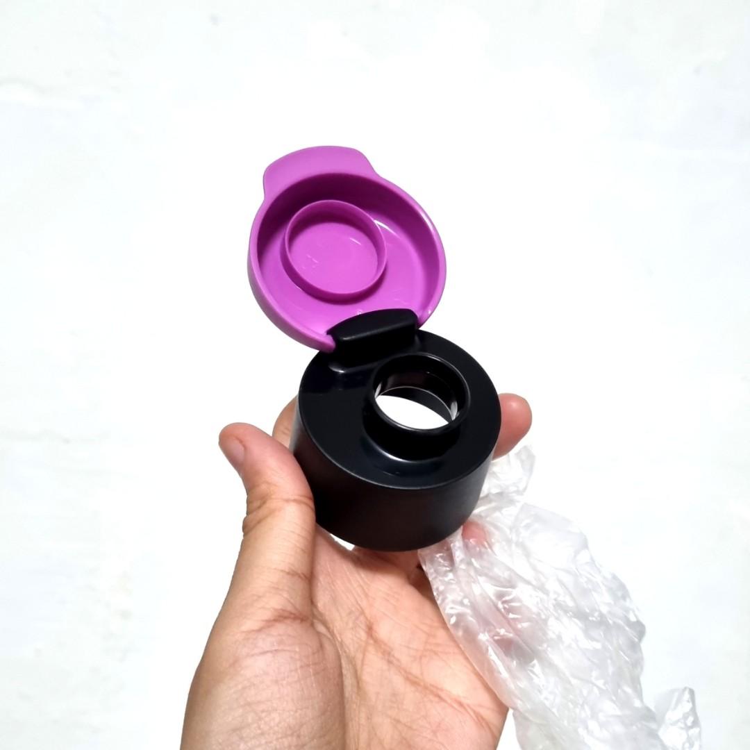 Tupperware 750 ml Eco Water Bottle Round Flip Top Cap Spare Part ...
