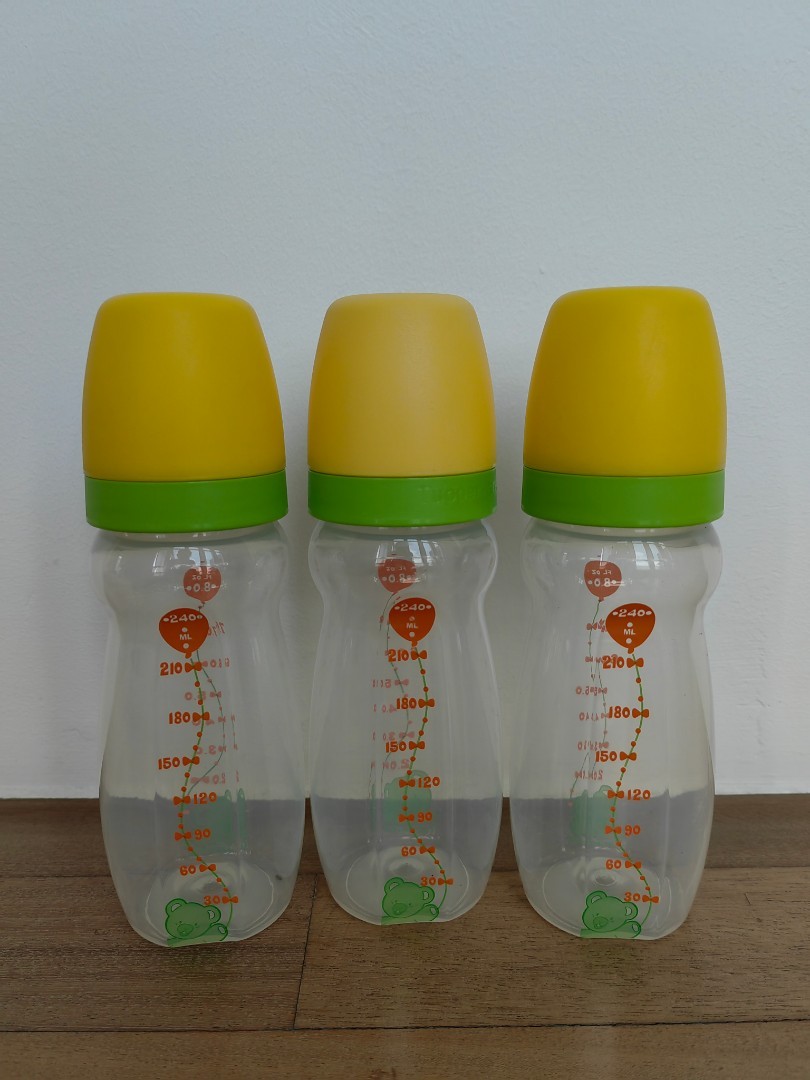 3pcs Tupperware Milk Bottle, Babies & Kids, Nursing & Feeding ...
