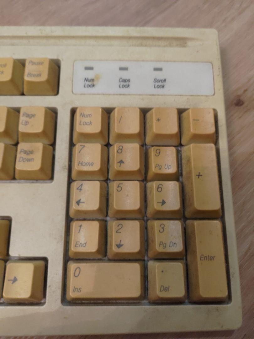 Vintage old Keyboard (Not sure if working), Computers & Tech, Parts ...
