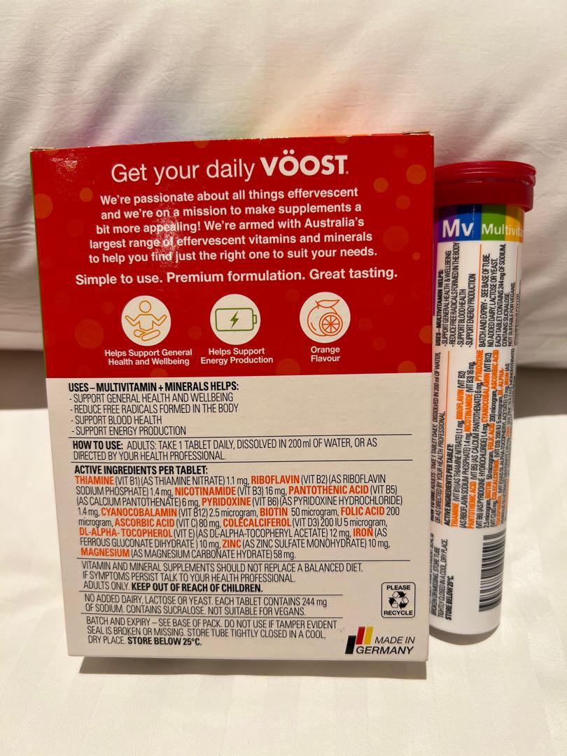 VOOST Multivitamin 60tabs (bundle - 3x20tabs), Health & Nutrition ...